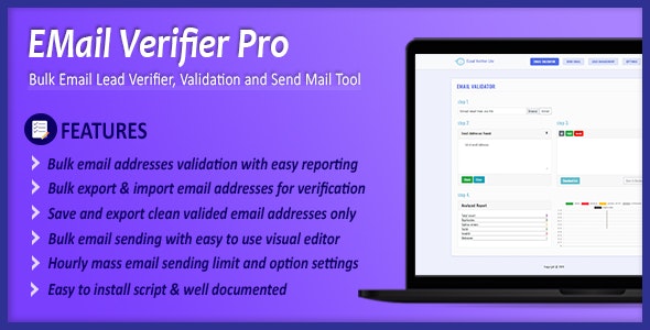 Email Verifier Pro V1 0 0 Bulk Email Addresses Validation Mail Sender Email Lead Management email-verifier-pro-v1-0-0-bulk-email-addresses-validation-mail-sender-email-lead-management